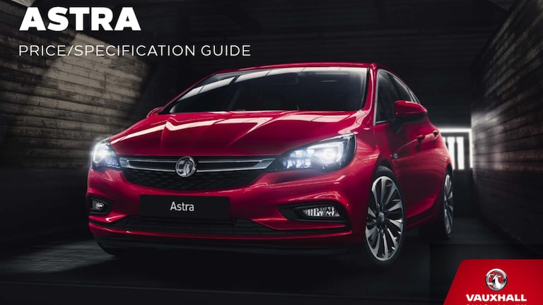 Astra | Historic Models Brochures | Vauxhall
