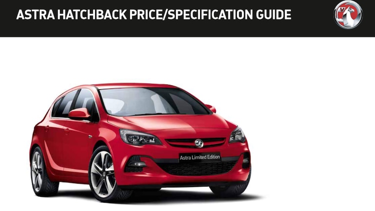 Astra Discontinued Models | Car & Van Brochures | Vauxhall