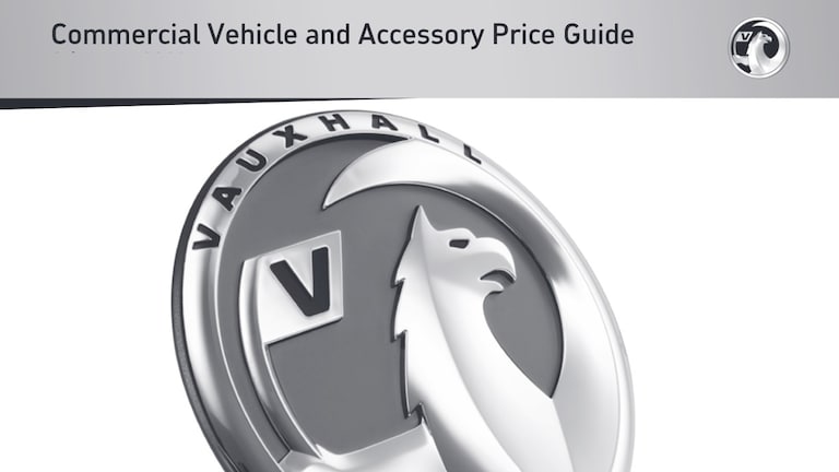 Vauxhall Commercial Vehicles | Price List | Vauxhall