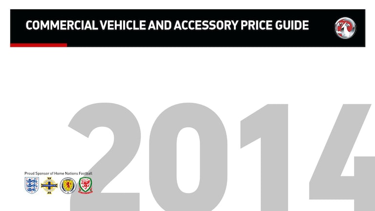 Vauxhall Commercial Vehicles | Price List | Vauxhall