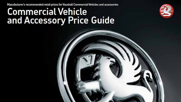Vauxhall Commercial Vehicles | Price List | Vauxhall